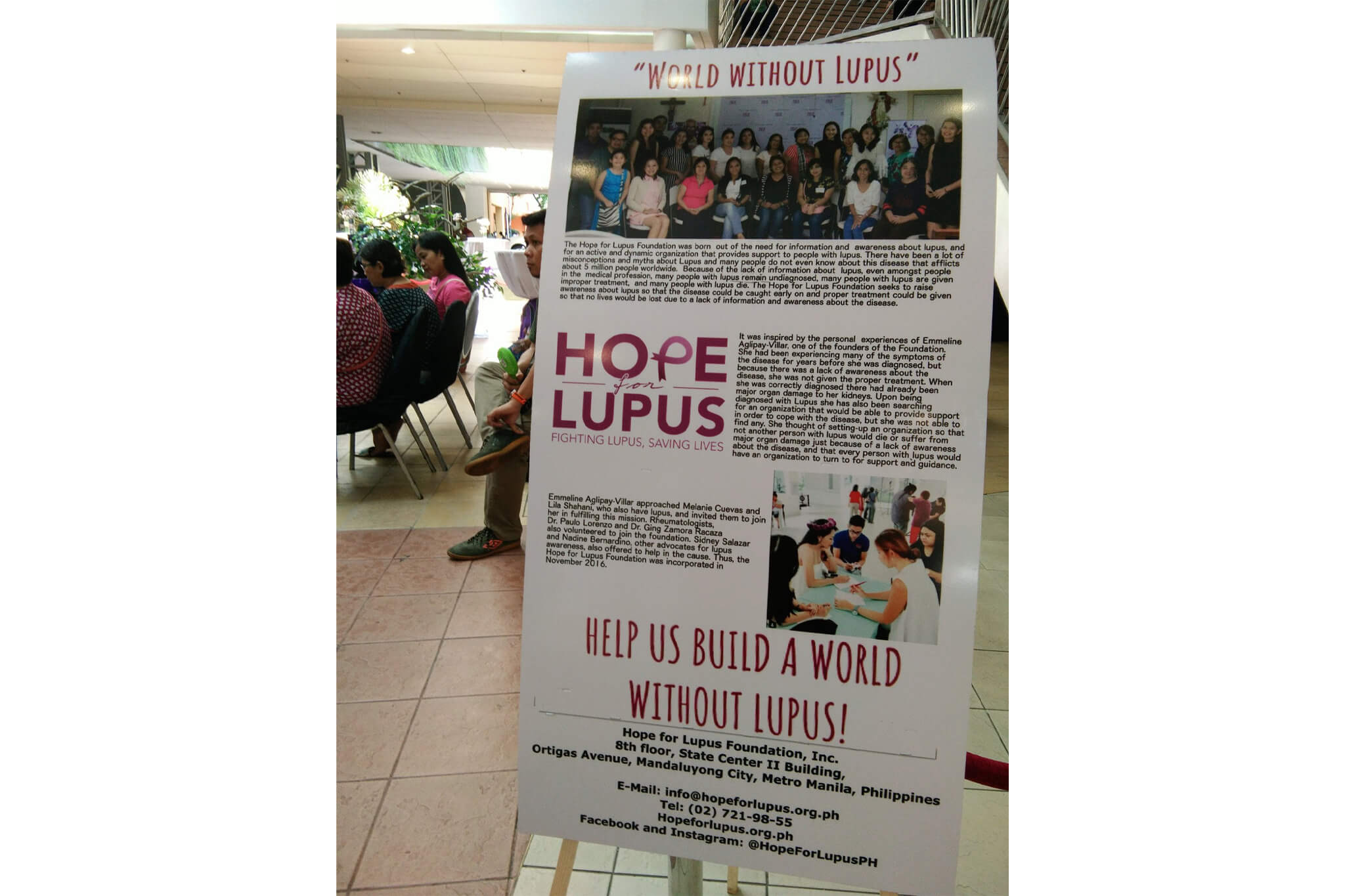 World Lupus Day 2019: Tree of Hope – Hope for Lupus