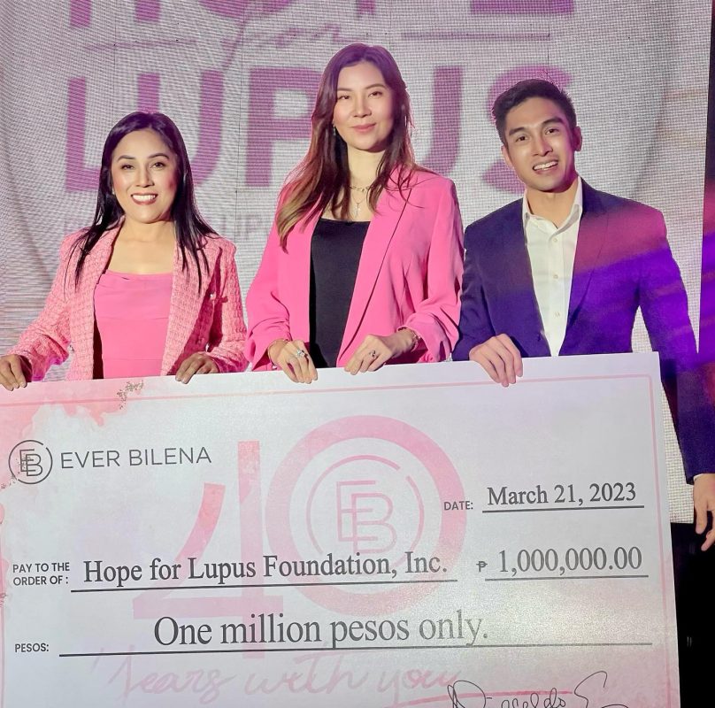 Ever Bilena 1 Million Donations for HFL – Hope for Lupus